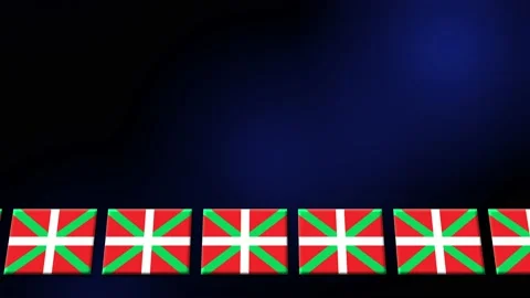 Basque Flag Animated Background 3d Anima... | Stock Video | Pond5
