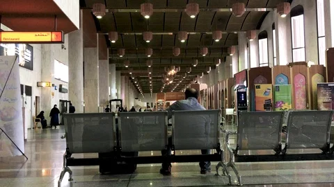 Basra, Iraq international airport termin... | Stock Video | Pond5