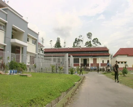 Batam Indonesia main prison square with ... | Stock Video | Pond5