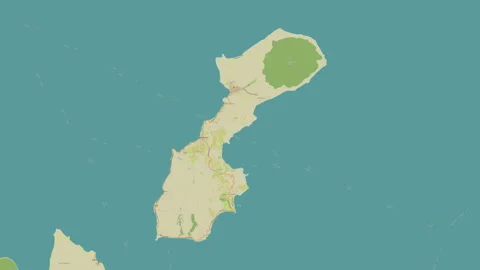 Batan Island in the South China Sea. OSM... | Stock Video | Pond5