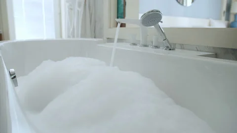 Running A Bath Stock Footage ~ Royalty Free Stock Videos | Pond5