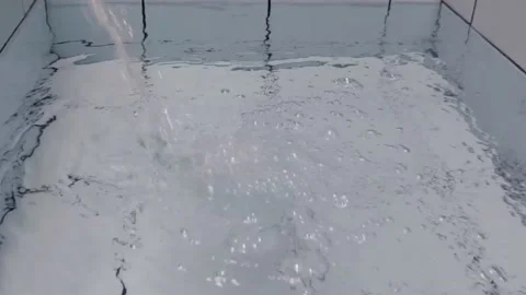 Bath tub filling | Stock Video | Pond5