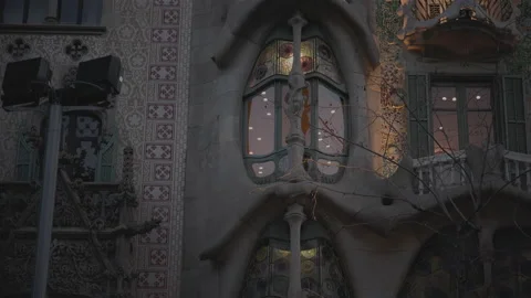 The Batllo Building With Its Originality... | Stock Video | Pond5