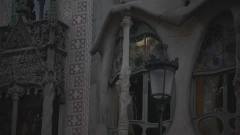 The Batllo Building With Its Originality... | Stock Video | Pond5