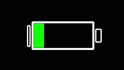battery recharge animation. 4k animation... | Stock Video | Pond5