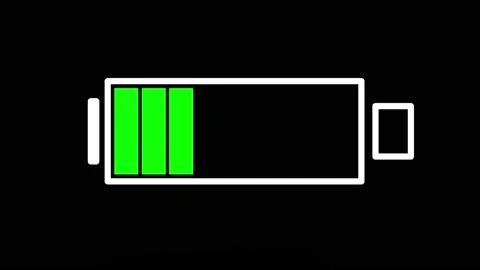 battery recharging animation. battery ch... | Stock Video | Pond5