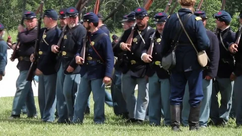 Battle Of Gettysburg Stock Video Footage | Royalty Free Battle Of ...