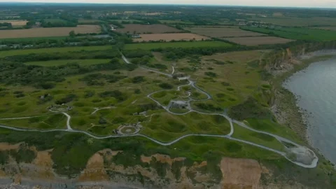Battlefield of WWII seen from above in N... | Stock Video | Pond5