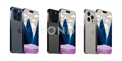 Batumi, Georgia - January, 3, 2023. Iphone 15 Pro model different ...