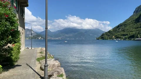 bay lake como summer family swimming lie... | Stock Video | Pond5