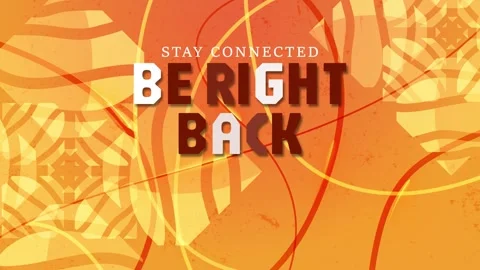 Be Right Back Starting Soon Honey Bee Sc... | Stock Video | Pond5