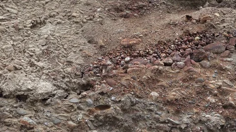 Beach Geology, beach formation, tilt dow... | Stock Video | Pond5