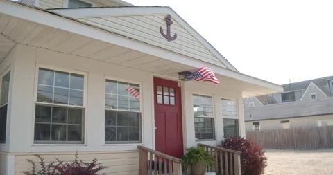 Beach House at the Shore | Stock Video | Pond5