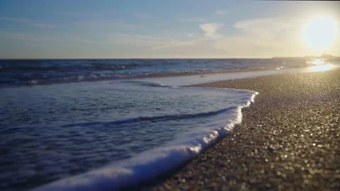 Waves Ocean Loop Beach Stock Video Footage | Royalty Free Waves Ocean ...