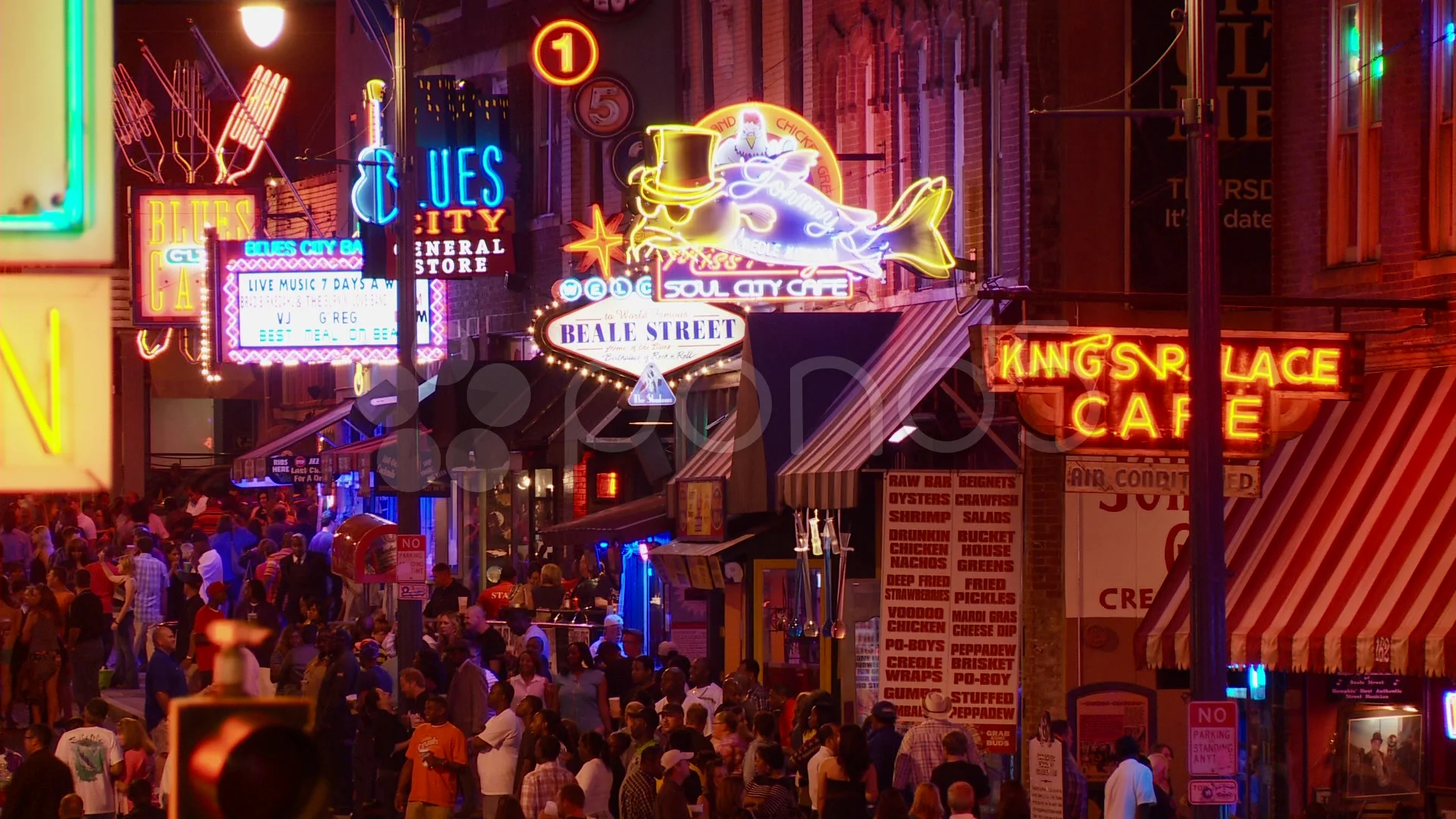 Night Beale Street Memphis Tn