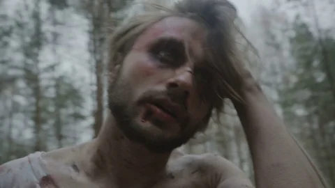 Bloody Man Stock Footage ~ Royalty Free Stock Videos | Pond5