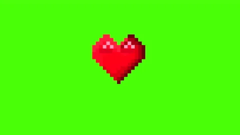 Beating heart - Pixel Art - 8bit - Retro... | Stock Video | Pond5