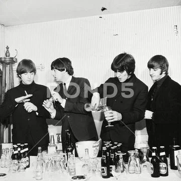 Photograph: The Beatles Toast The Success Of Their Uk Tour At The Odeon ...