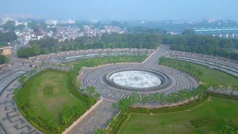 Beautiful aerial view city of Lucknow Be... | Stock Video | Pond5