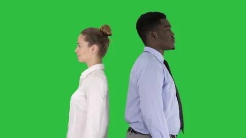 Beautiful and handsome guy standing back... | Stock Video | Pond5