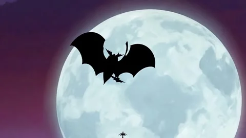 A beautiful and scary animation for Happ... | Stock Video | Pond5