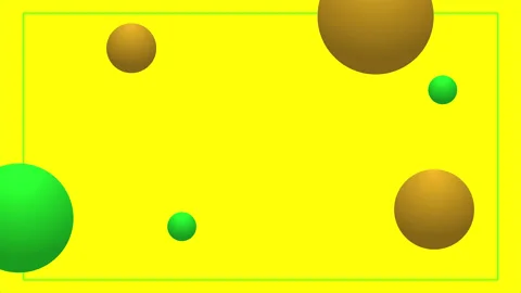 Yellow Background Animation Animated Stock Video Footage | Royalty Free ...