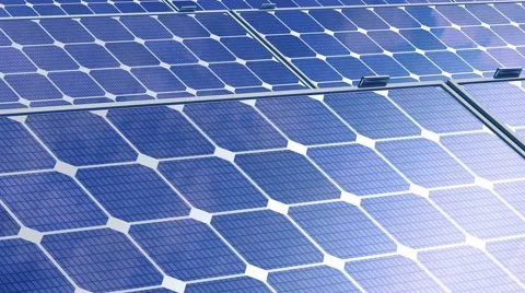 Beautiful Animation of Solar Panels refl... | Stock Video | Pond5