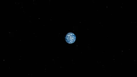 The beautiful blue planet Earth disappea... | Stock Video | Pond5