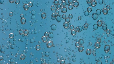 Beautiful bubbles in a glass of sparklin... | Stock Video | Pond5