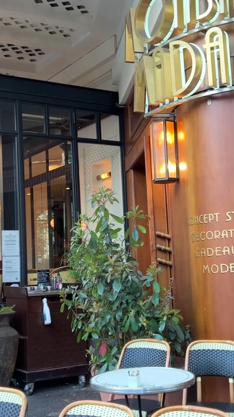 Beautiful cafe brown wooden walls on the... | Stock Video | Pond5