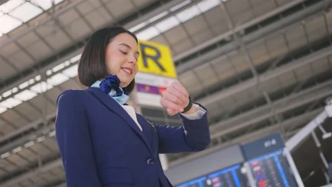 Flight Attendant Walk Stock Videos – Royalty-Free HD & 4K Videos | Pond5