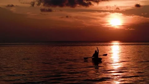 This beautiful cinematic sunset shot was... | Stock Video | Pond5