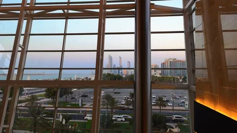 Beautiful corniche view of Abu Dhabi cit... | Stock Video | Pond5