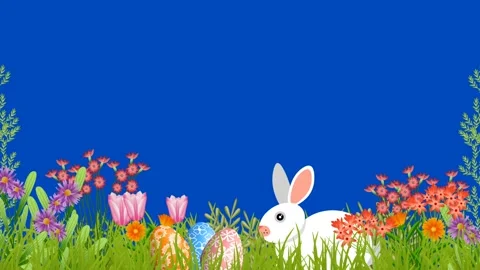 beautiful Easter animation with animated... | Stock Video | Pond5