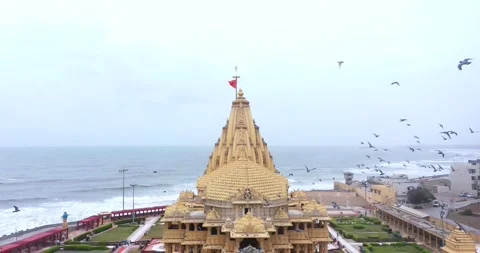 Somnath Mandir Stock Footage ~ Royalty Free Stock Videos | Pond5