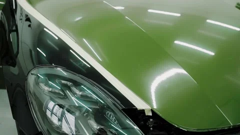 Beautiful example of vinyl car wrapping ... | Stock Video | Pond5