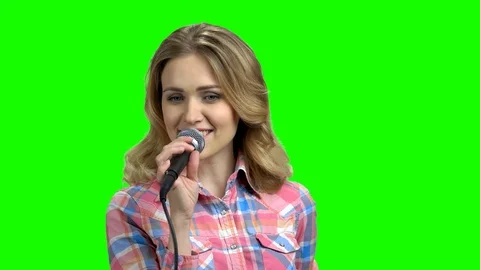 Girl Singing Stock Video Footage | Royalty Free Girl Singing Videos | Pond5