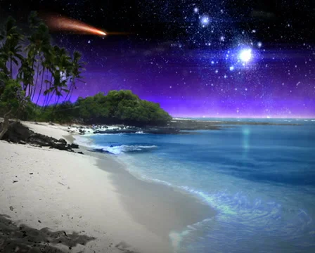 Beautiful Fantasy Beach PAL | Stock Video | Pond5