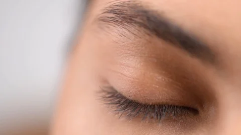 Woman Eye Winking Stock Video Footage | Royalty Free Woman Eye Winking ...