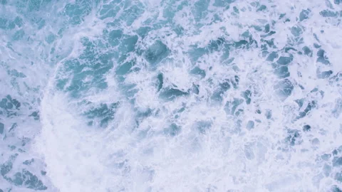 beautiful foam splash water top view of ... | Stock Video | Pond5