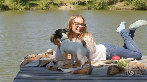 Dog Ducking Woman Stock Videos – Royalty-Free HD & 4K Videos