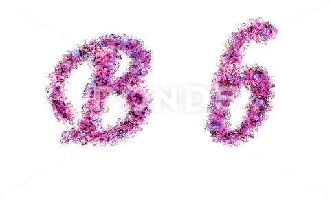 Beautiful illustration of both uppercase and lowercase letters made of ...