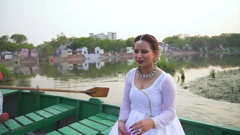 Beautiful Indian Female Kathak Dancer Bo... | Stock Video | Pond5