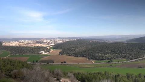 beautiful israel palestine landscape mou... | Stock Video | Pond5