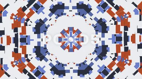 Beautiful kaleidoscope motion background. Animation. Abstract hypnotic ~ Clip Art #162666527