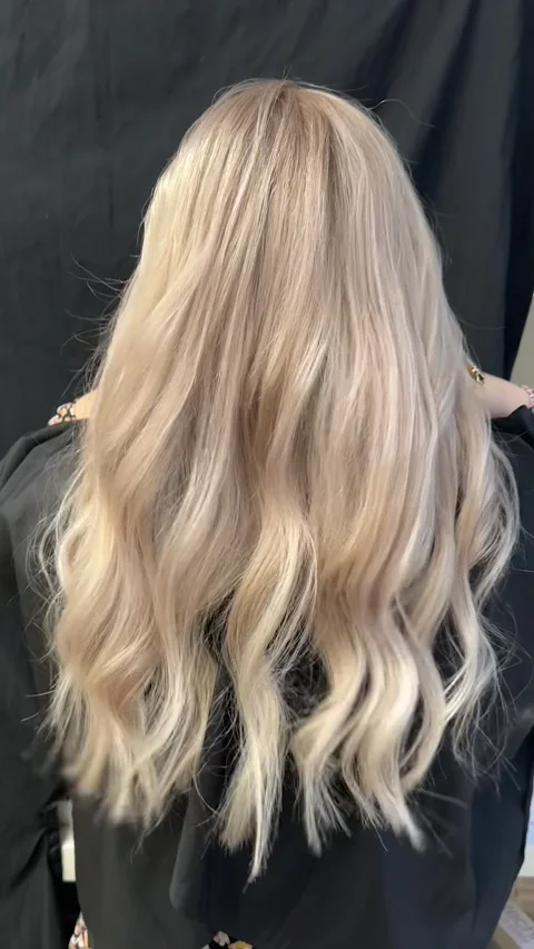 Blonde Hair Straight Stock Videos – Royalty-Free HD & 4K Videos | Pond5