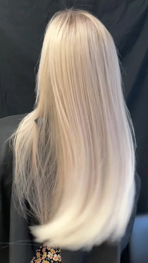 Blonde Hair Straight Stock Videos – Royalty-Free HD & 4K Videos | Pond5