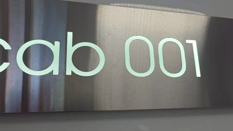 Beautiful modern office space sign. On a... | Stock Video | Pond5