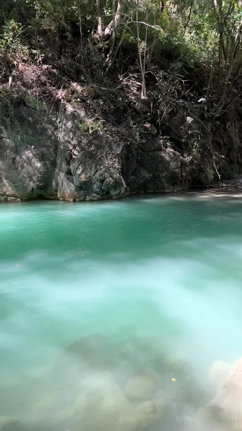 Beautiful natural view of a lake in Casc... | Stock Video | Pond5