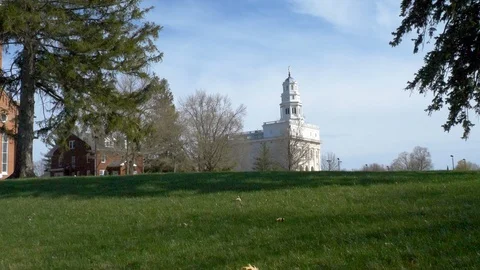 The Beautiful Nauvoo Temple - static sho... | Stock Video | Pond5
